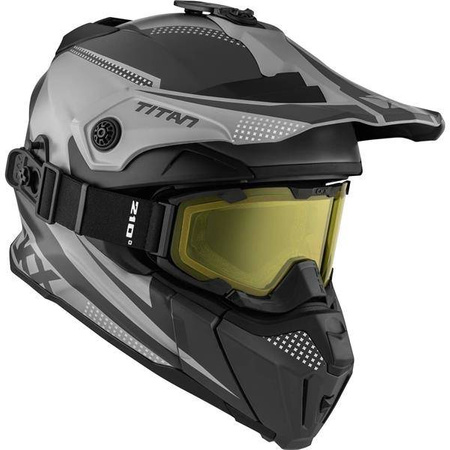 Kask CKX Titan Black/Gray Matt | KASKI \ Kaski na QUAD / ATV KASKI ...
