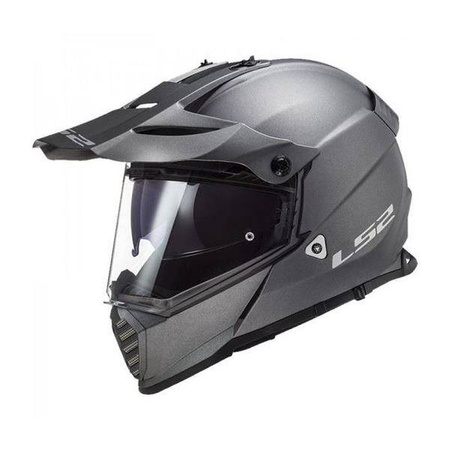 Kask dual z szybą na motocykl/quad/ATV LS2 MX436 PIONEER EVO matt titan ...