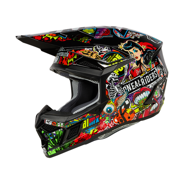 Kask motocyklowy DZIECIĘCY off road O'NEAL 3SRS Crank V.24 Multi ...